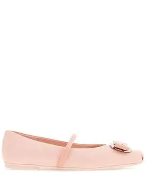 FERRAGAMO Vara Flat Ballerinas - Pink