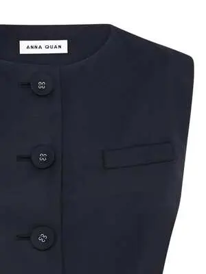 Anna Quan Bailey Wool Waistcoat