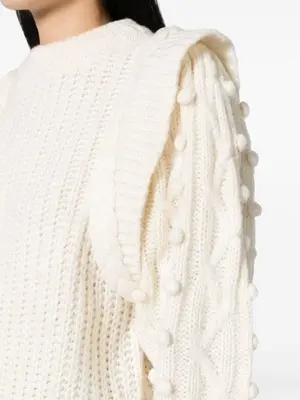 Farm Rio Braided Detail Chunky-knit Jumper