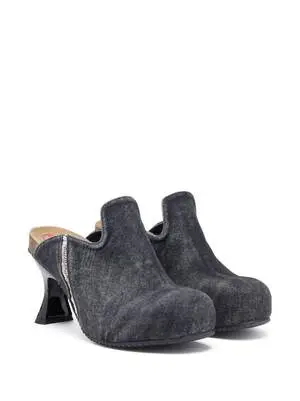 DIESEL® D-woodstock W 80mm Denim Mules