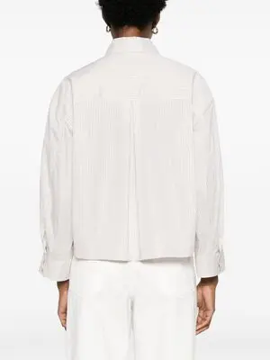 Peserico Long-sleeve Stripe Shirt