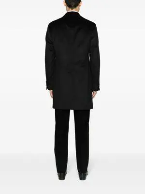 Tagliatore Bruce Felted Wool Coat - Black