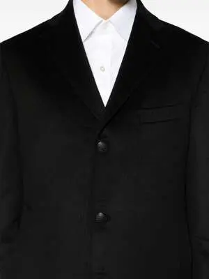 Tagliatore Bruce Felted Wool Coat - Black