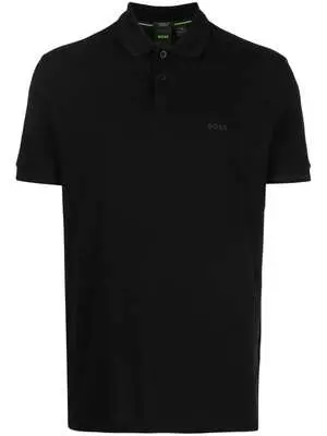BOSS Logo-embroidered Cotton Polo Shirt