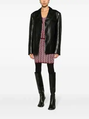 Nanushka Rox Regenerated-leather Blazer