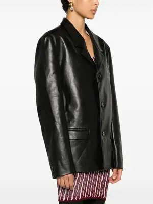 Nanushka Rox Regenerated-leather Blazer