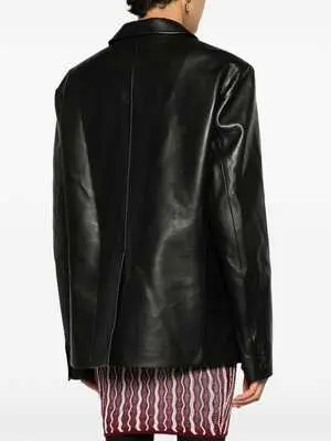 Nanushka Rox Regenerated-leather Blazer