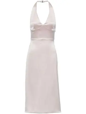Prada Re-edition 1995 Halterneck Midi Dress