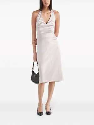 Prada Re-edition 1995 Halterneck Midi Dress