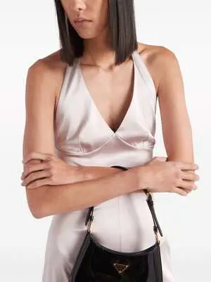 Prada Re-edition 1995 Halterneck Midi Dress