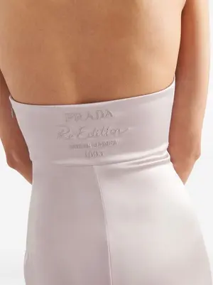 Prada Re-edition 1995 Halterneck Midi Dress