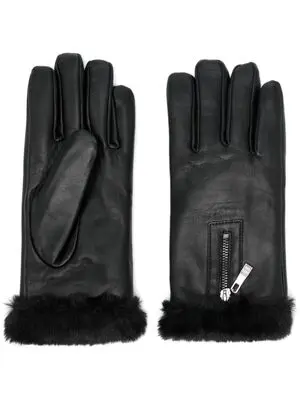DENTS Yasmin Leather Gloves - Black