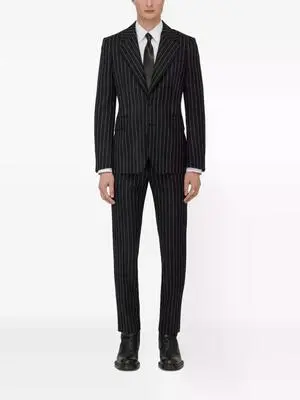 Alexander McQueen Pinstriped Single-breasted Blazer