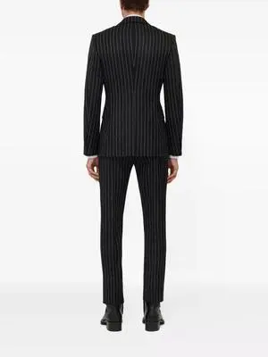 Alexander McQueen Pinstriped Single-breasted Blazer