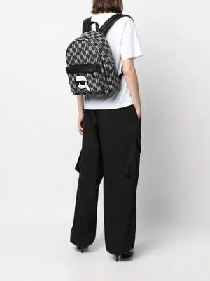 Karl Lagerfeld Ikon Monogram Backpack