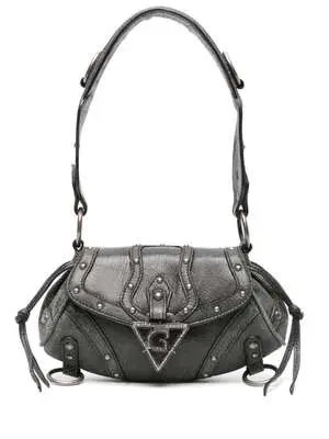 Guess Studded Leather Shoulder Bag