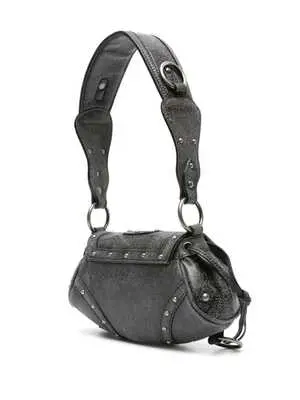 Guess Studded Leather Shoulder Bag