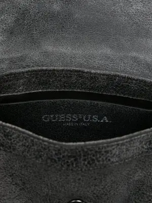Guess Studded Leather Shoulder Bag