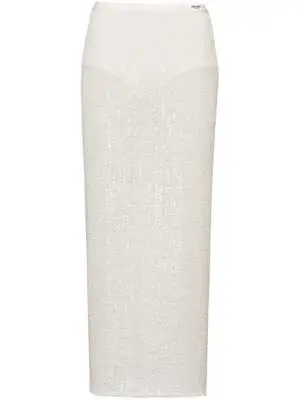 Prada Sequin-embellished Midi Skirt