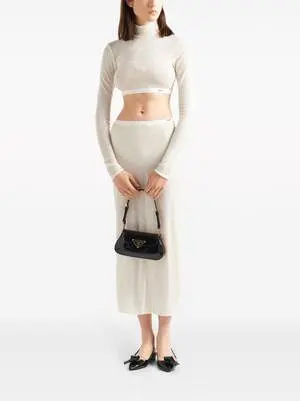 Prada Sequin-embellished Midi Skirt