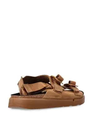 BIRKENSTOCK Shinjuku Logo-strap Sandals - Brown