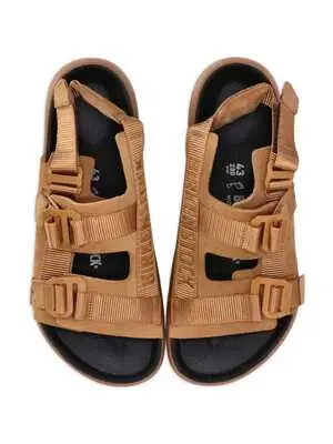 BIRKENSTOCK Shinjuku Logo-strap Sandals - Brown