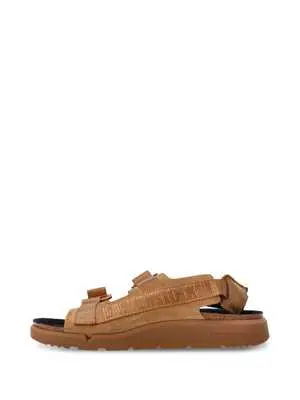 BIRKENSTOCK Shinjuku Logo-strap Sandals - Brown