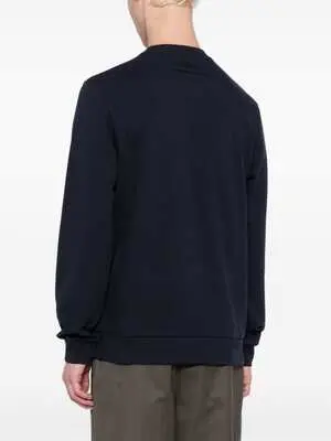 BOSS Salbo Mirror Cotton Sweatshirt - Blue