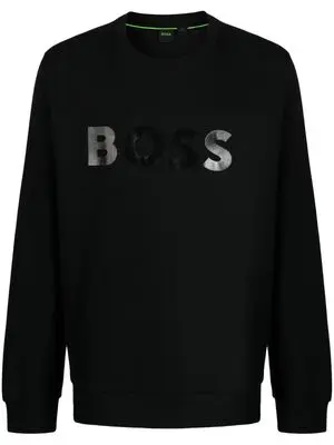BOSS Cotton Sweatshirt - Black