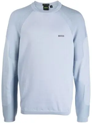 BOSS Perform-x Crew-neck Sweatshirt - Blue