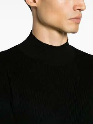 Tagliatore Gus Mock-neck Ribbed Jumper