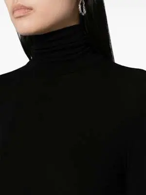 AGOLDE Pascale High-neck Top - Black