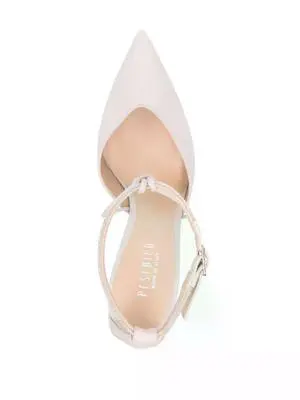 Peserico Rhinestone-embellished Leather Pumps - Neutrals