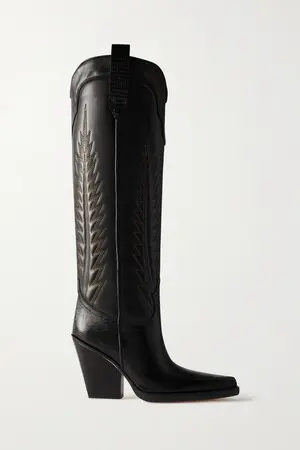 Paris Texas Stacked Heel Boots For Women
