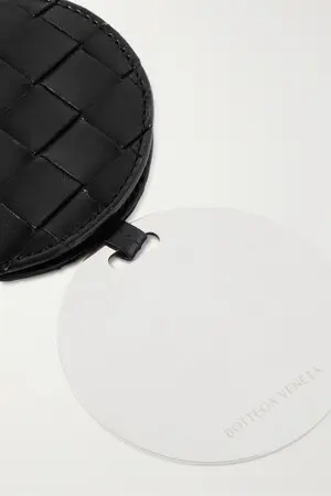 Bottega Veneta Intrecciato Leather Mirror Cover With Lanyard