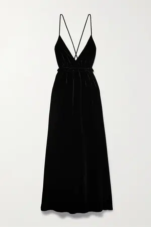 Ulla Johnson Lavinia Open-back Velvet Gown
