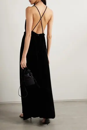 Ulla Johnson Lavinia Open-back Velvet Gown