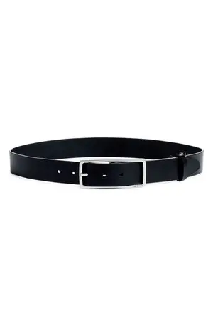 Rag & Bone Rag & Bone Rebound Leather Belt Blk/silver