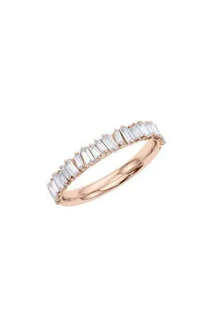 HAUTECARAT HauteCarat Lab Created Diamond Ring Rose Gold