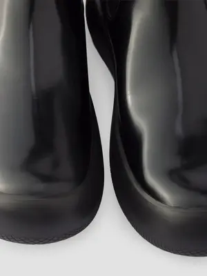 Prada Brushed Leather Chelsea Boots