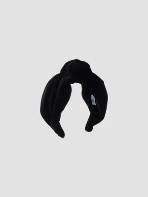 Prada Velvet Headband - Black