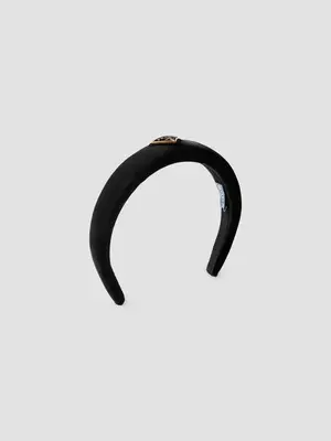 Prada Velvet Headband - Black