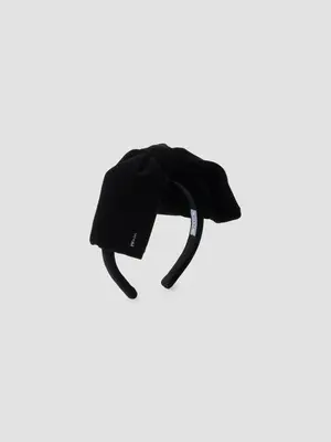 Prada Velvet Headband - Black