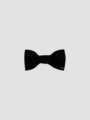 Prada Velvet Hair Clip - Black