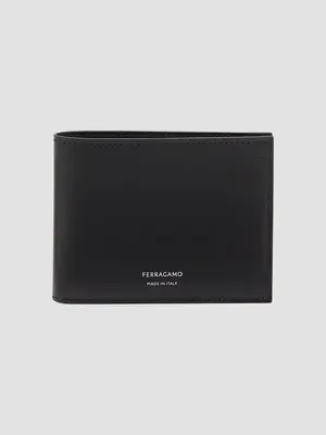FERRAGAMO Classic Leather Bi-fold Wallet