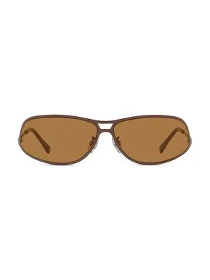 Stella McCartney Women's 67MM Pilot Sunglasses - Brown - Brown