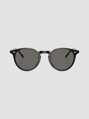Oliver Spencer 48mm Round Sunglasses - Black