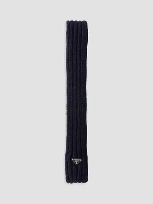Prada Wool Scarf Blue