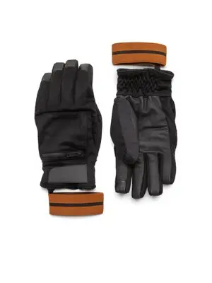 Zegna Zegna Oasi Cashmere Ski Gloves - Black