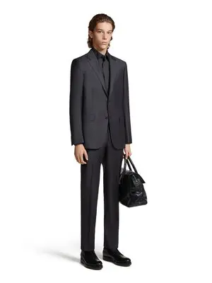 Zegna Trofeo Wool Suit - Dark Grey
